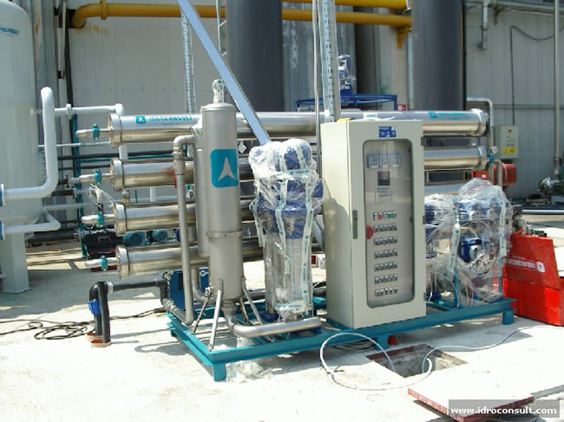 Trattamento acque di falda contenenti ferro, manganese, ammoniaca ...